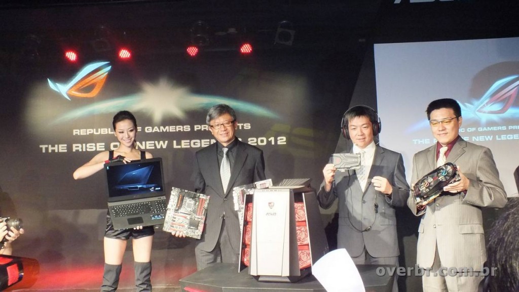 Novidades do R.O.G Team da Asus em coletiva da Computex 2012 - OverBR